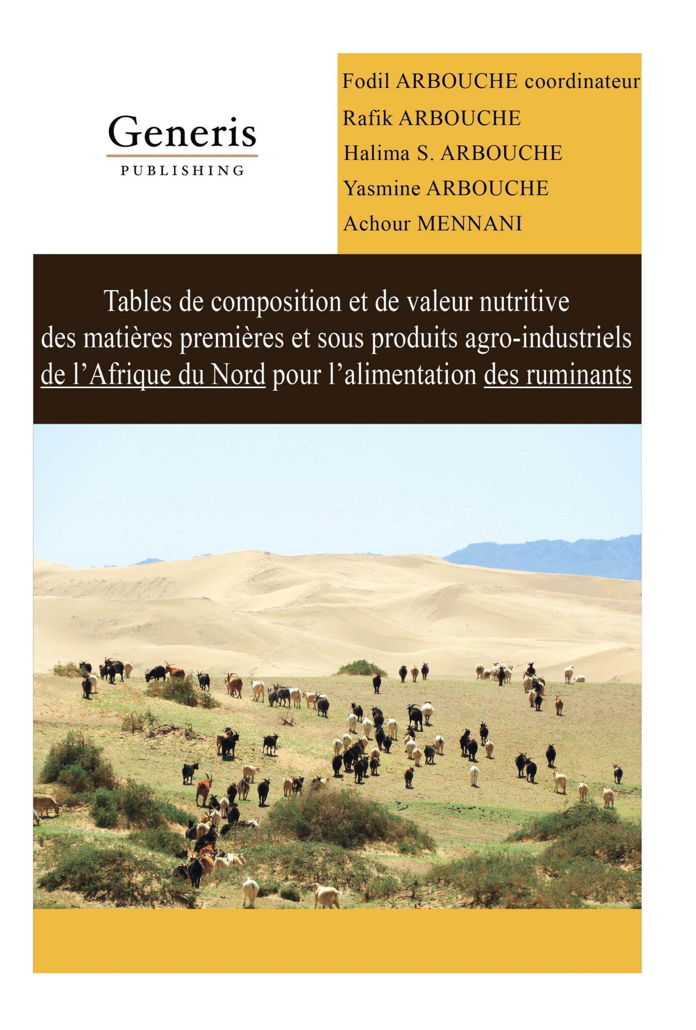 Tables de composition et de valeur nutritive des matières premières et ...